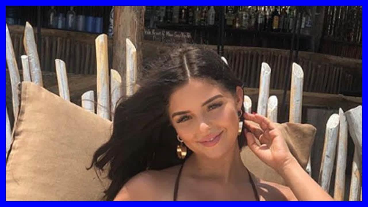 Demi Rose Mawby spills from all angles of liquid gold in red-hot ...