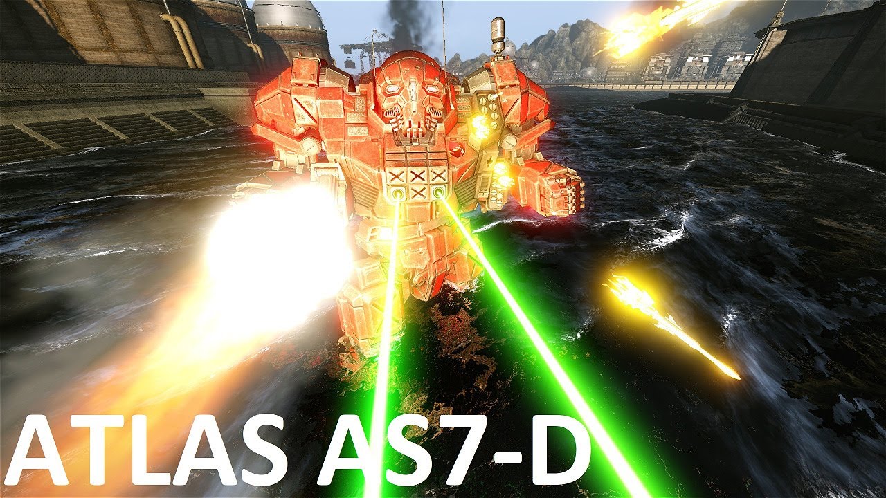 Atlas AS7-D. Build tutorial for July FREE battlemech. Mechwarrior ...