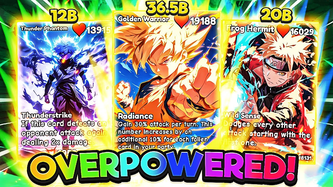 Getting NEW OP Cards in Anime Card Battle... - YouTube