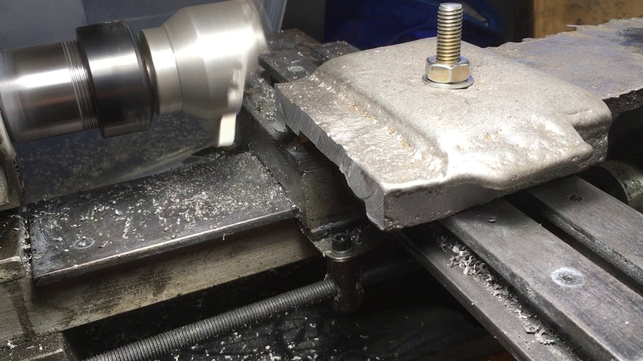 Gingery Milling Machine fly cutting - YouTube