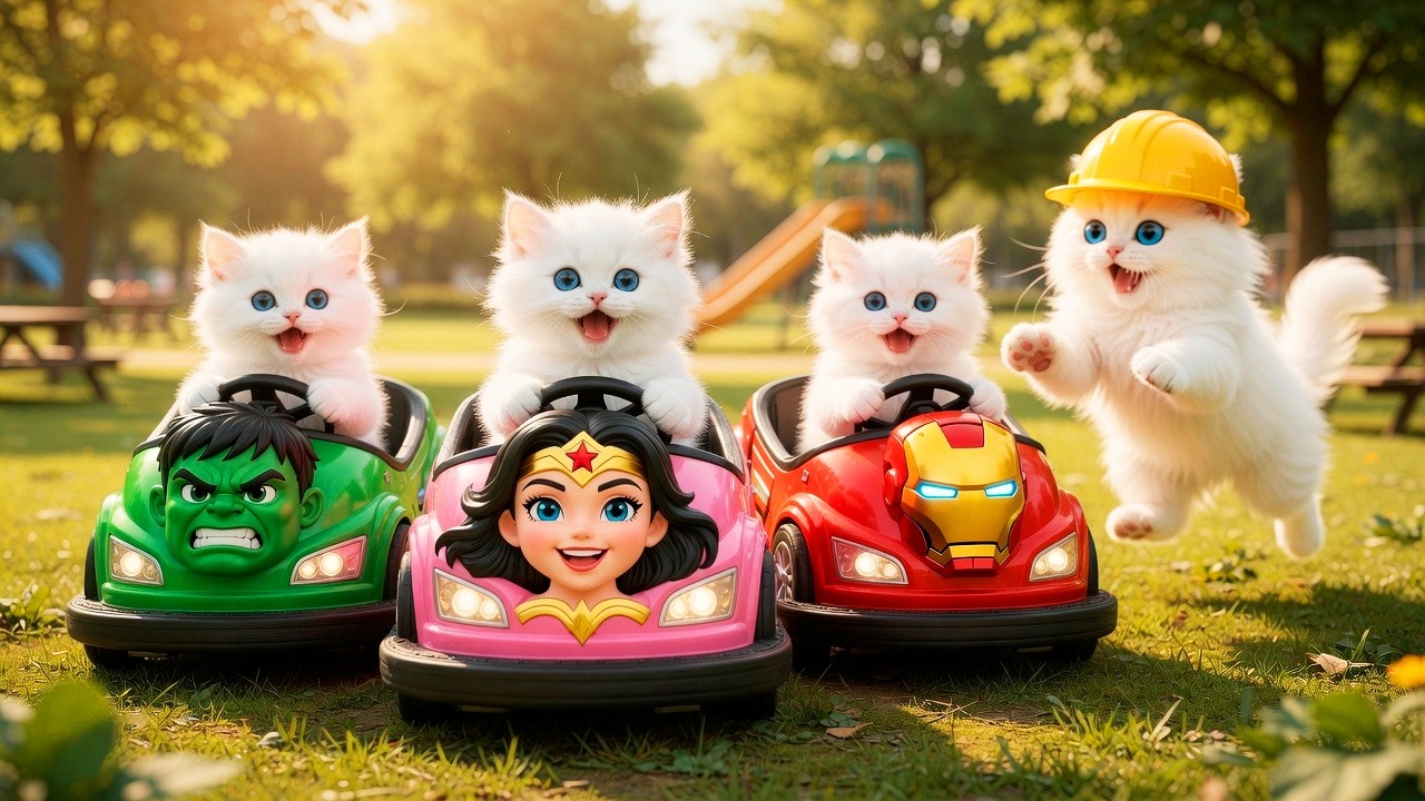 Kittens Drive Velocity Core Racing Cars 🚓 on a Revenge Mission to ...