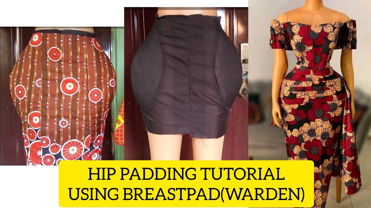 HOW TO DRAFT & SEW HIP PADDING USING BREASTPAD #australia #canada # ...