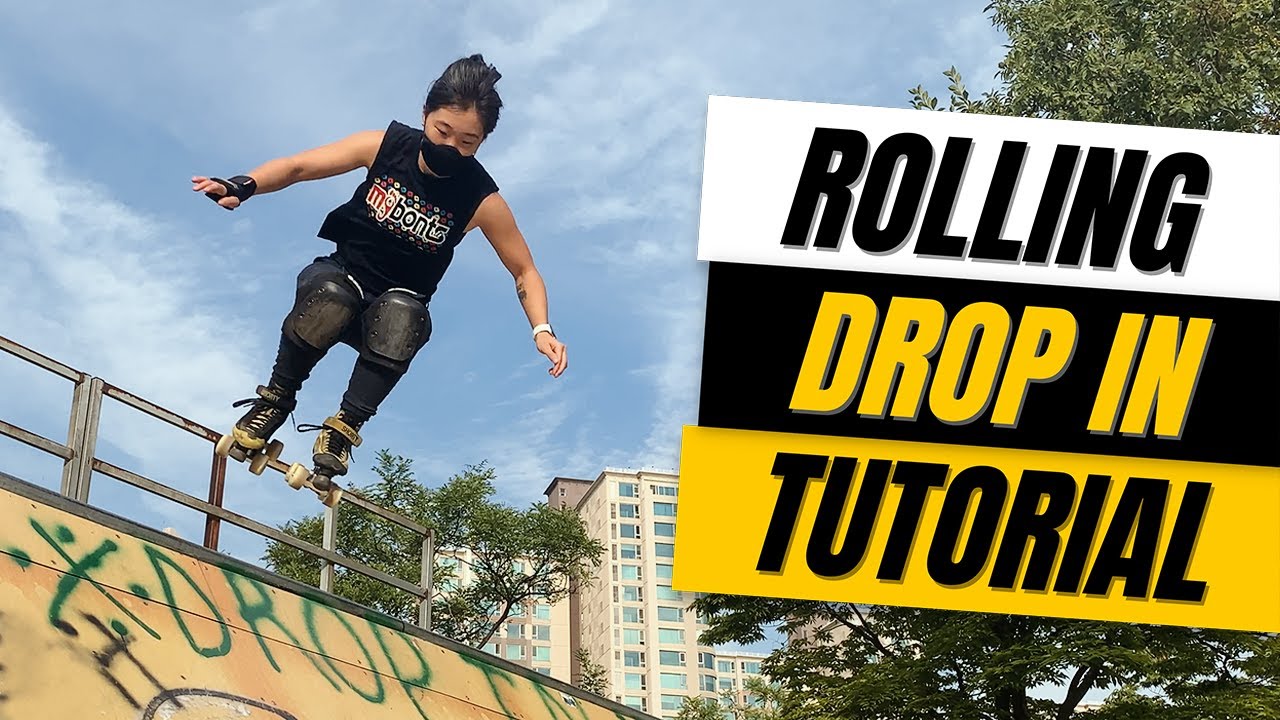 How to Roll In Drop In on Roller Skates | Trick Tutorial - YouTube