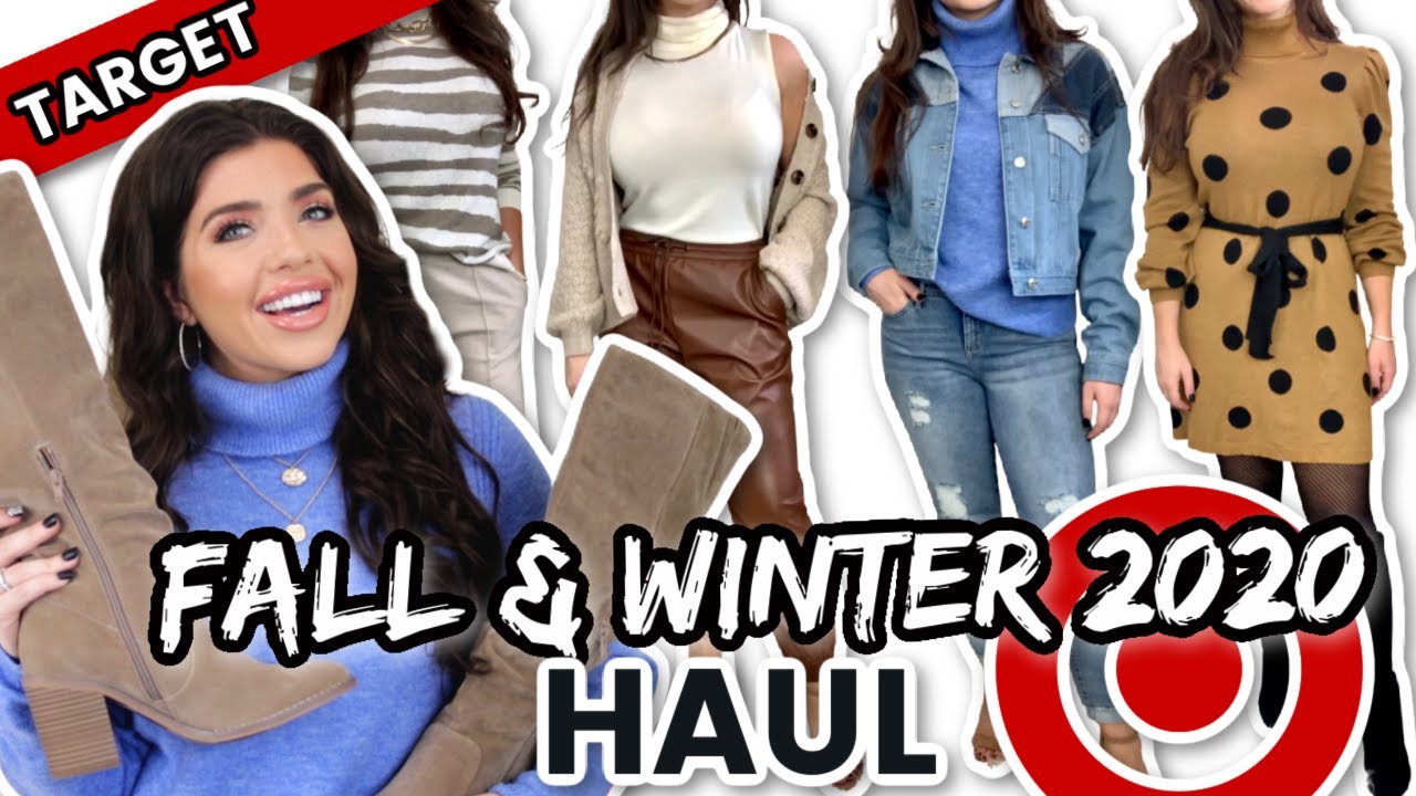 HUGE TARGET HAUL | Target Clothing Try On Haul | FALL / WINTER 2020 ...