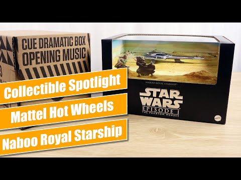Hot Wheels Starships Select Naboo Royal Starship - Star Wars Collectible Spotlight