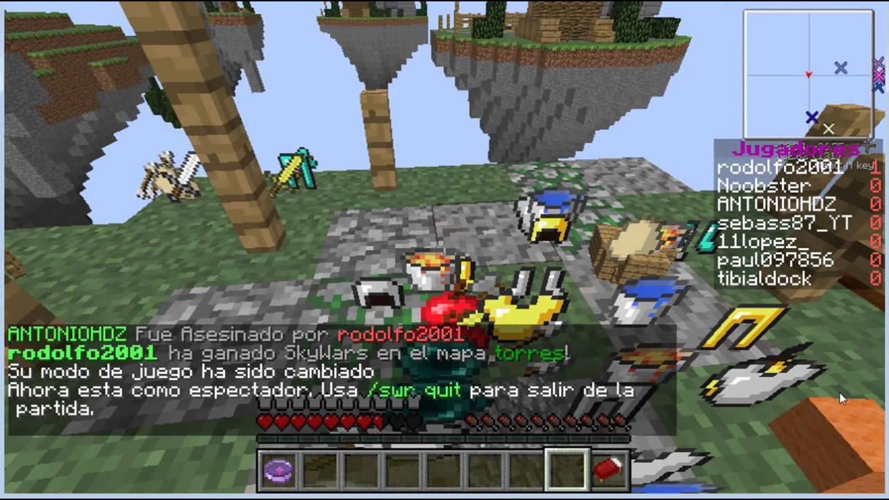 el dios del skywars con sebass87 - YouTube