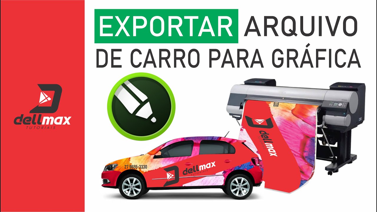 EXPORTAR CARRO PARA GRÁFICA NO COREL DRAW - YouTube