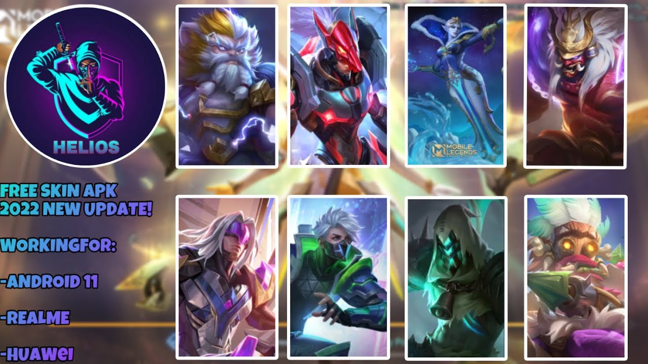 GAMEPLAY FIXED 11 SKINS|[MOBILELEGENDS] | HELIOS V1.23 (NEW UPDATE ...