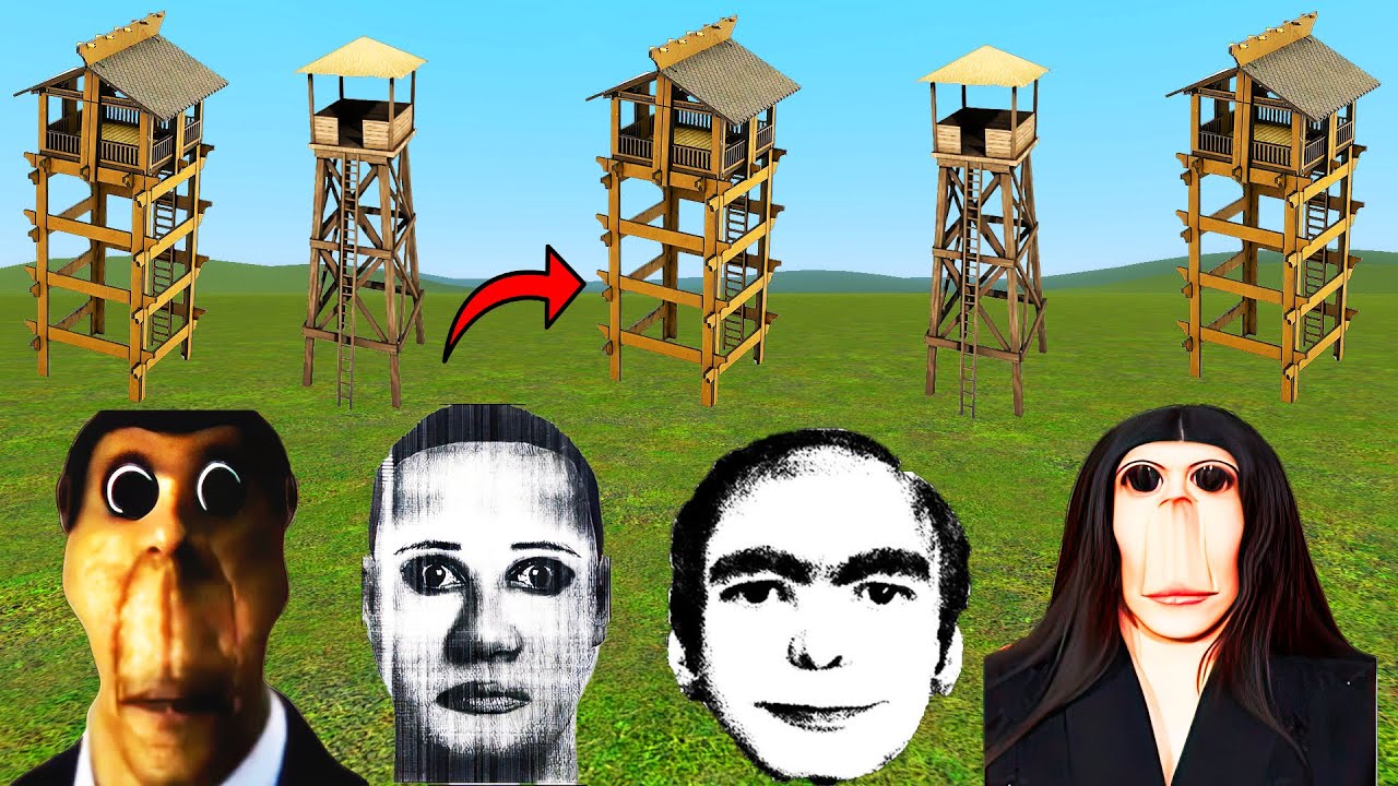 Creepy Obunga Family Nextbots Chasing in Garry's Mod!!!?? - YouTube