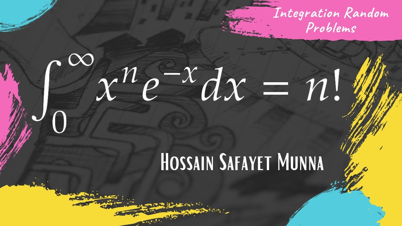 How to do Factorial of fractions Using Integration || Integration ...
