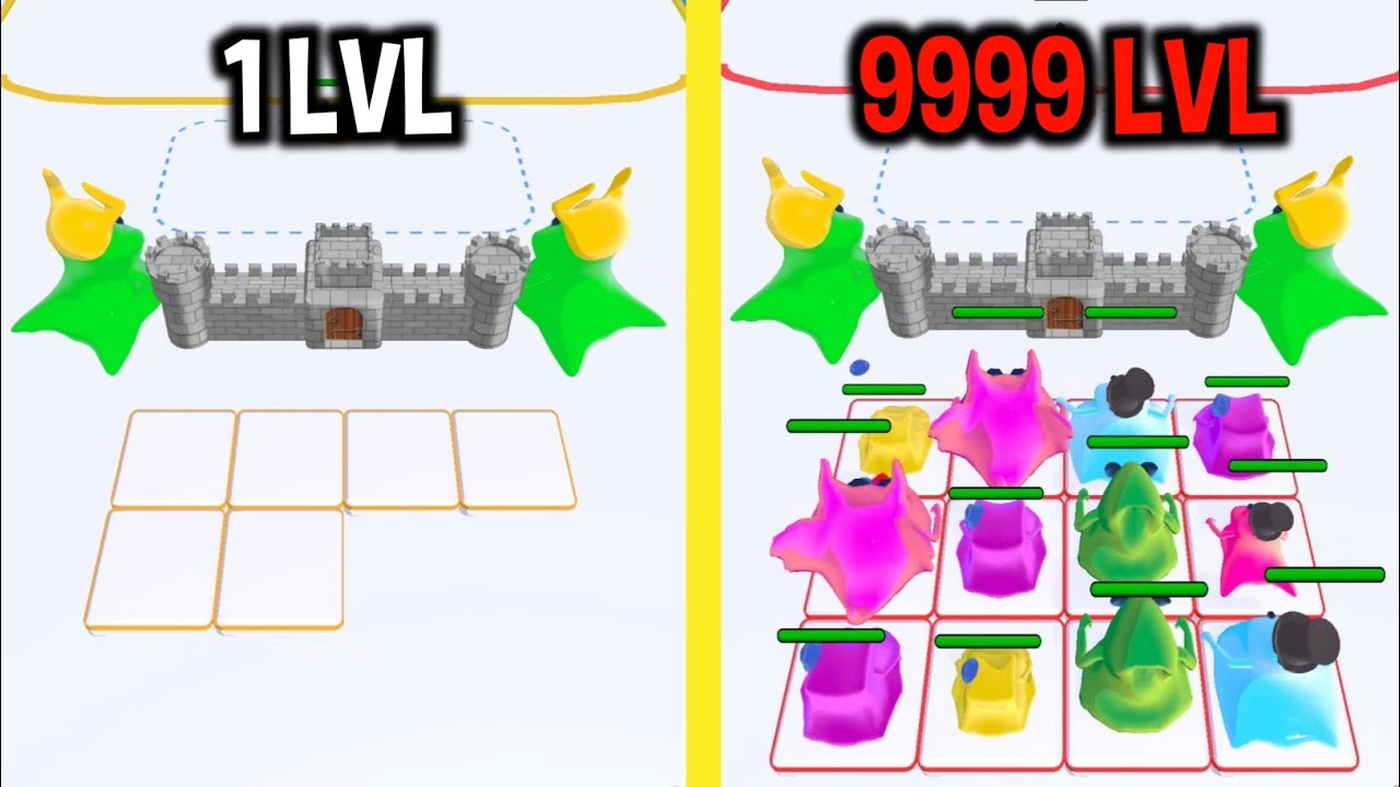 MAX LEVEL in Merge Slime Game - YouTube