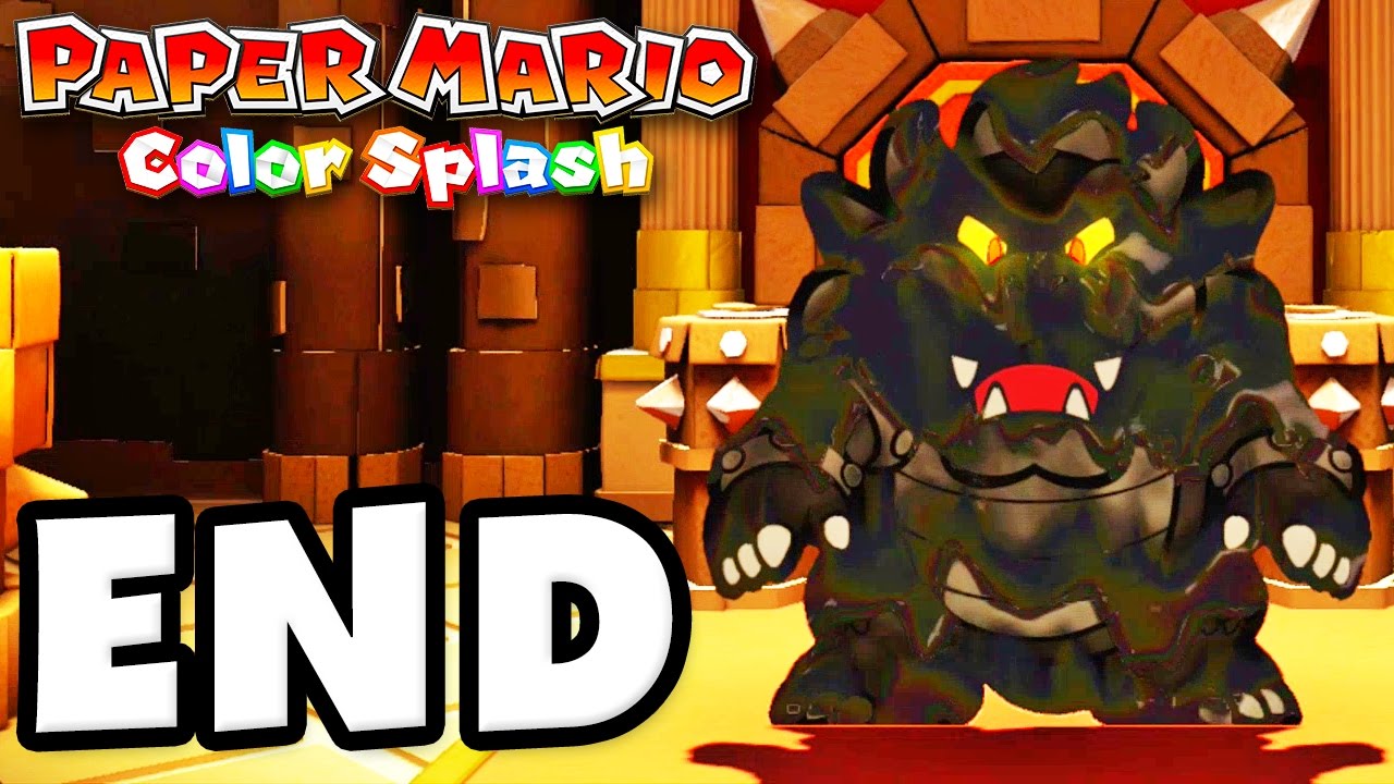Paper Mario: Color Splash - Gameplay Walkthrough Part 38 - Final Boss ...