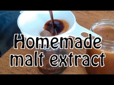 Homemade malt extract - when malt extract isn't available in your area ...