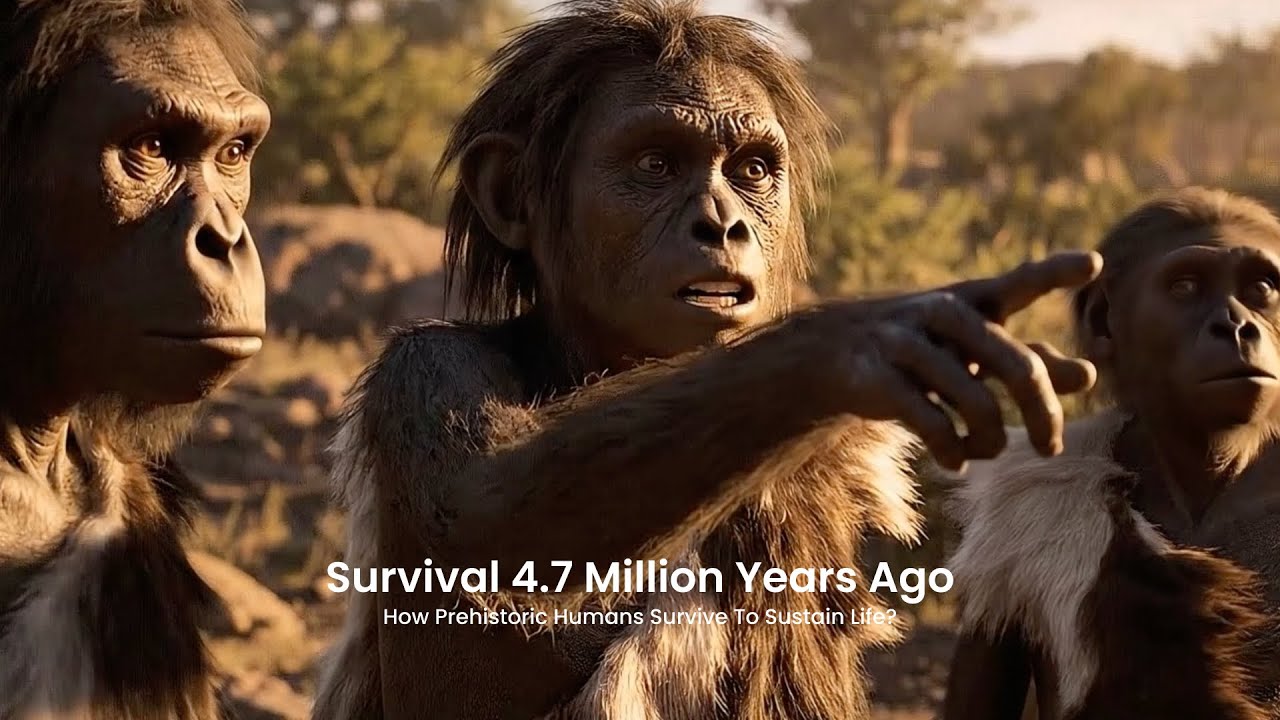 Survival 4.7 Million Years Ago | How prehistoric humans survive to ...