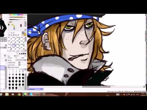 SpeedPaint num.1: Captain Milo - YouTube