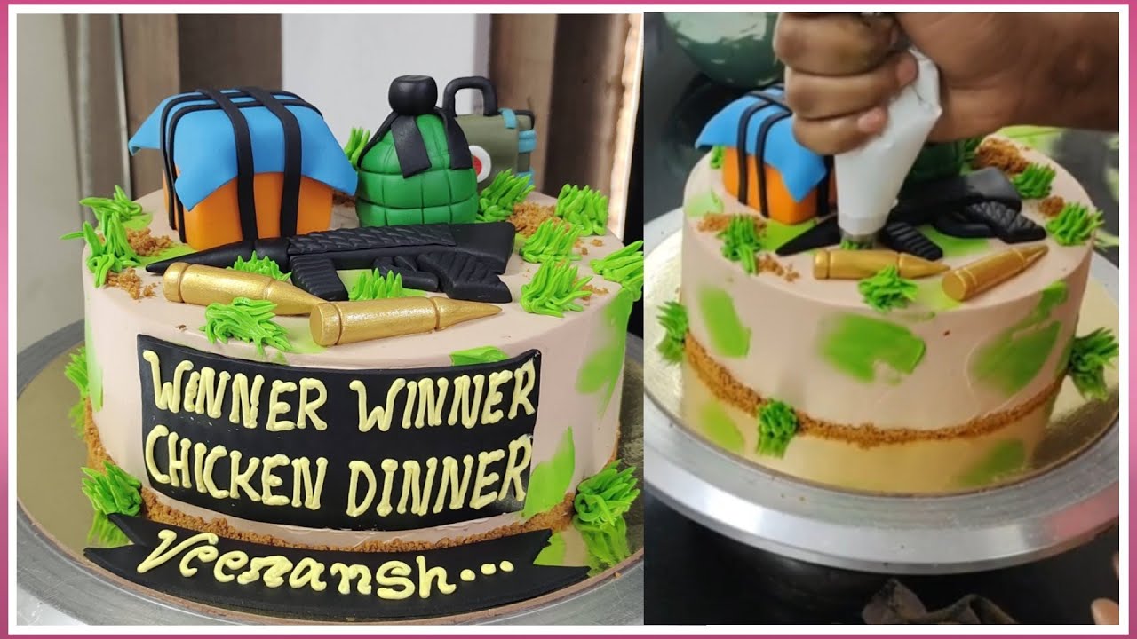 pubg cake | pubg birthday cake | pubg cake design | Birthday cake ...