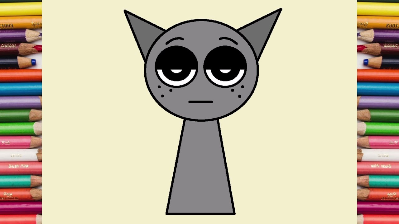 Gray | How To Draw Gray from Incredibox Sprunki | Draw and Color Gray ...