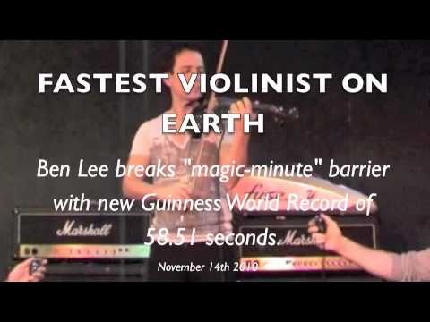 "Flight of the Bumblebee" : FASTEST VIOLIN : new Guinness World Record ...