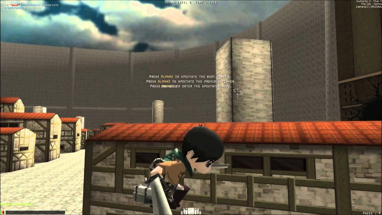 Attack On Titan - The City - AOT Tribute Game - Part 2 - YouTube