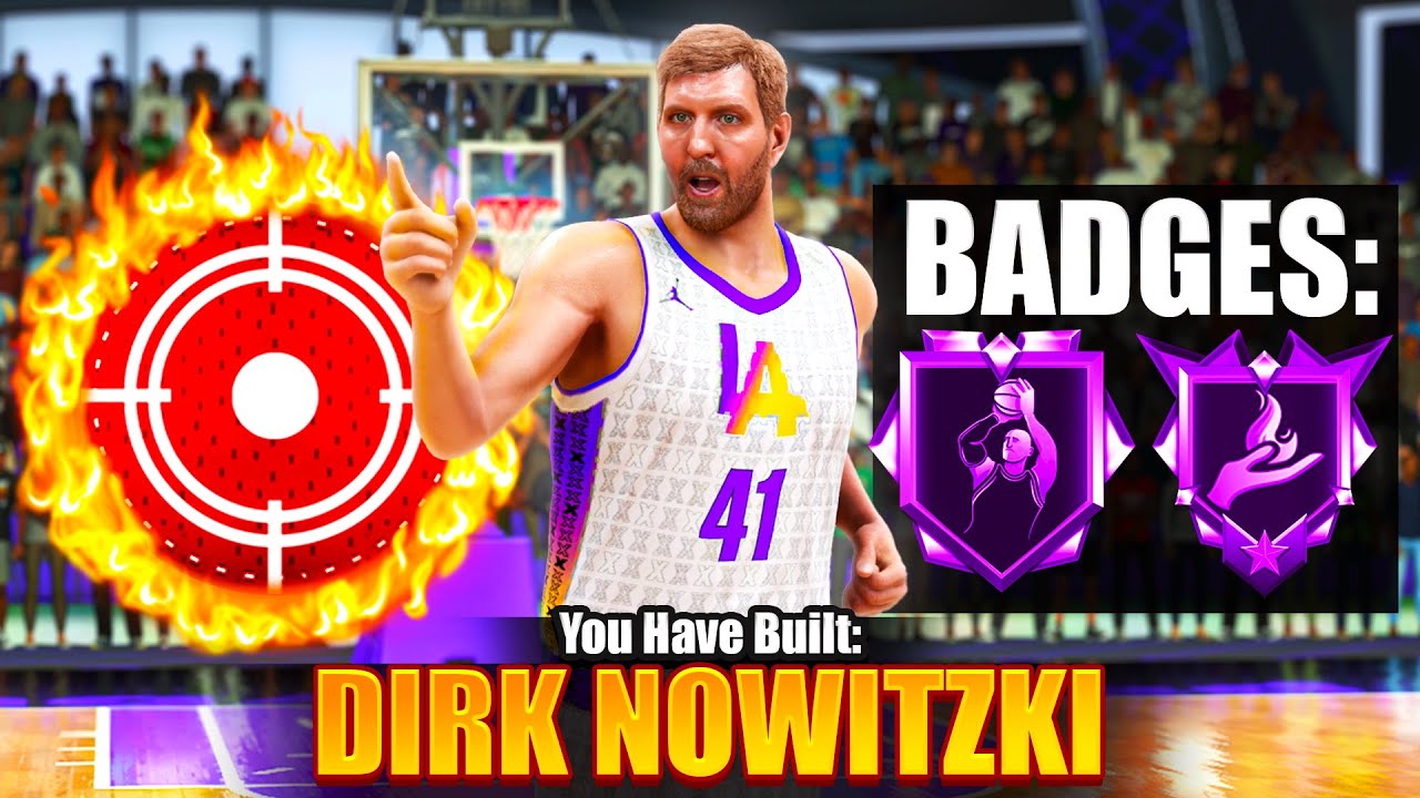 This Dirk Nowitzki Build is DOMINATING PRO AM on NBA 2K24 - YouTube