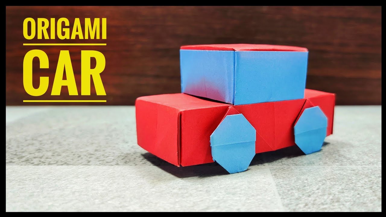 Origami Car | Origami toys | Origami tutorial | Paper craft - YouTube