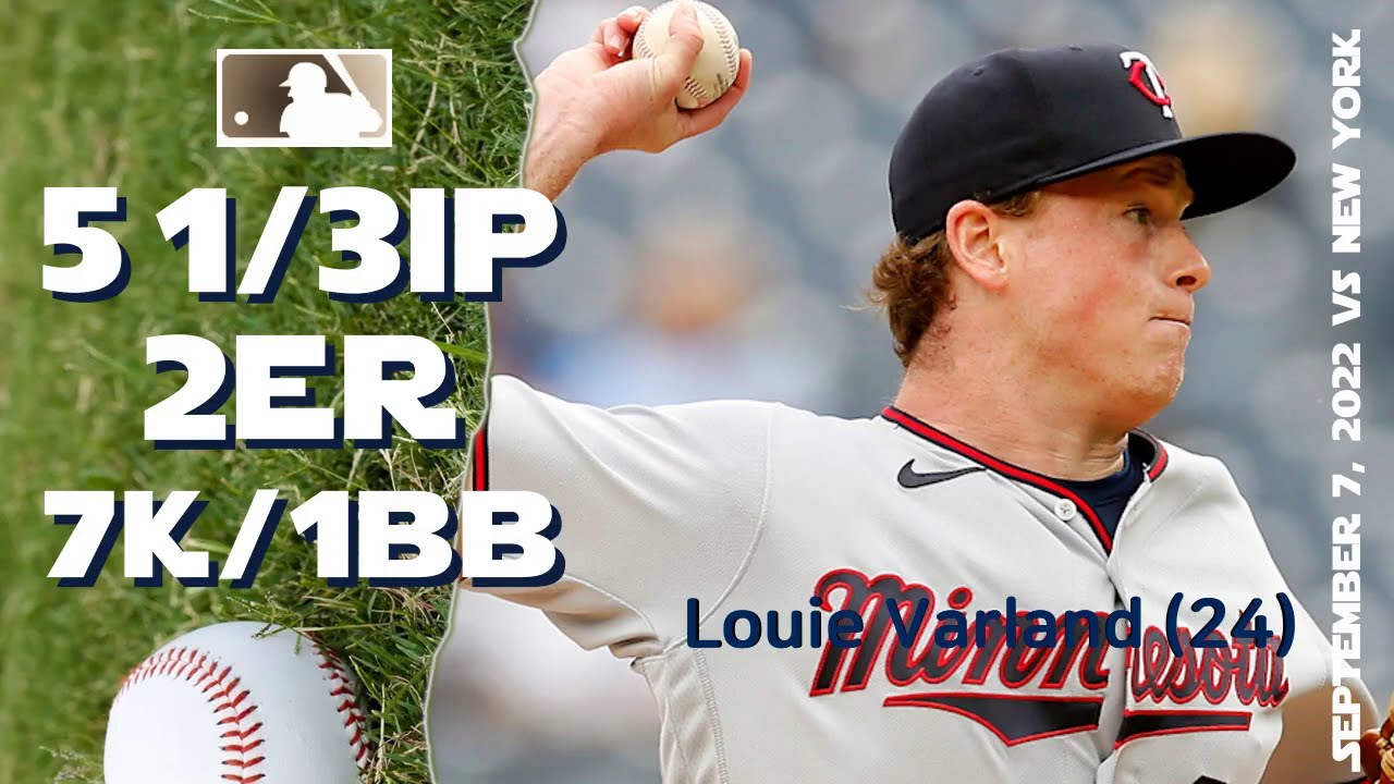 Louie Varland (24) debut start | Sep 7, 2022 | MLB highlights - YouTube