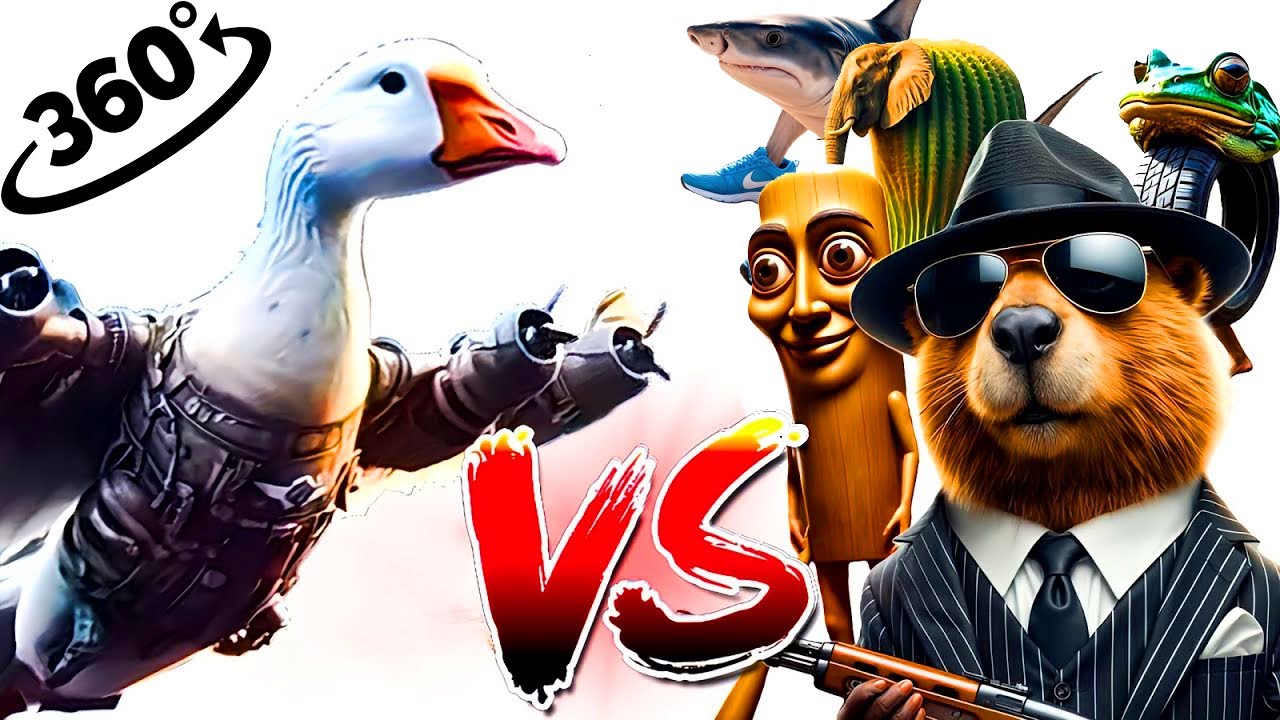 Bombombini Gusini vs ALL Italian Brainrot AI Animals Compilation 360 ...