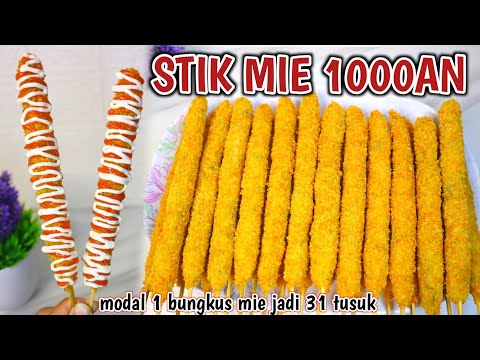 YUK BIKIN BOCIL BOLAK-BALIK KE WARUNG!! STIK MIE SUPER ENAK IDE JUALAN 1000AN LARIS MANIS
