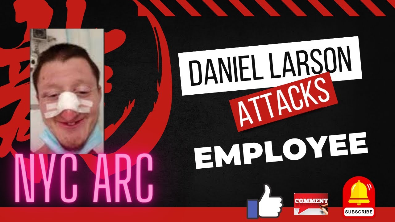 Daniel Larson Attacks An Employee For Kicking Him Out LOL - YouTube