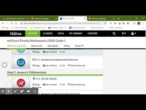 How to assign lessons in Pearson/Realize - YouTube