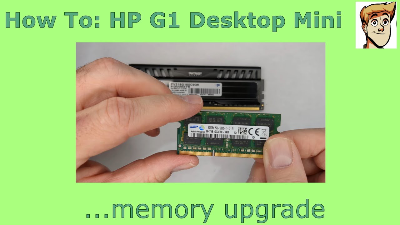 How To: Upgrade HP G1 Desktop Mini Memory - YouTube