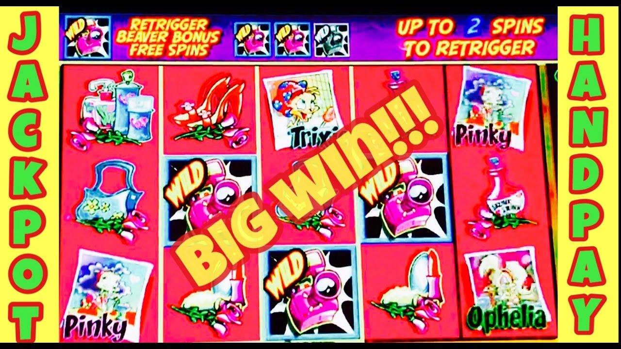 ** JACKPOT HANDPAY ** HIGH LIMIT SLOT MACHINE DAM LUMBERJACK BEAVERS ...