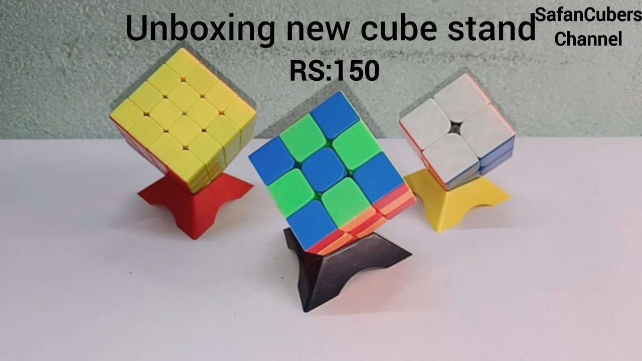 Unboxing new cube stand safancubers - YouTube