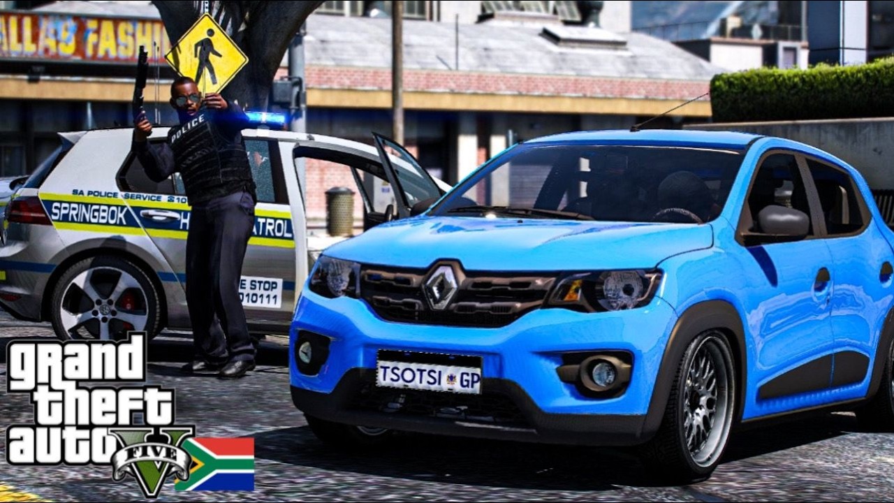 GTA Mzansi - Tsotsi Life | Police Station Heist With A Stance Kwid | Ep ...