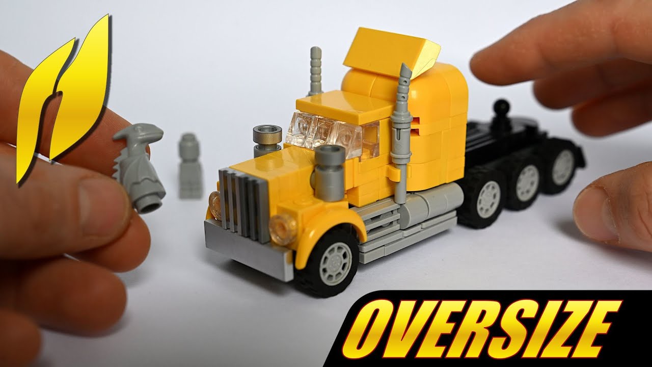 Lego Oversize Load Transport / Part One: Long-haul Truck (MOC) #lego # ...