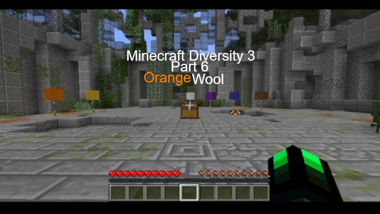 Minecraft Diversity 3 Part 6 - Orange Wool - YouTube