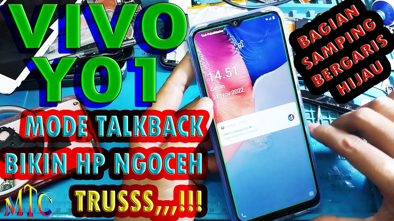VIVO Y01 MODE TALKBACK - YouTube