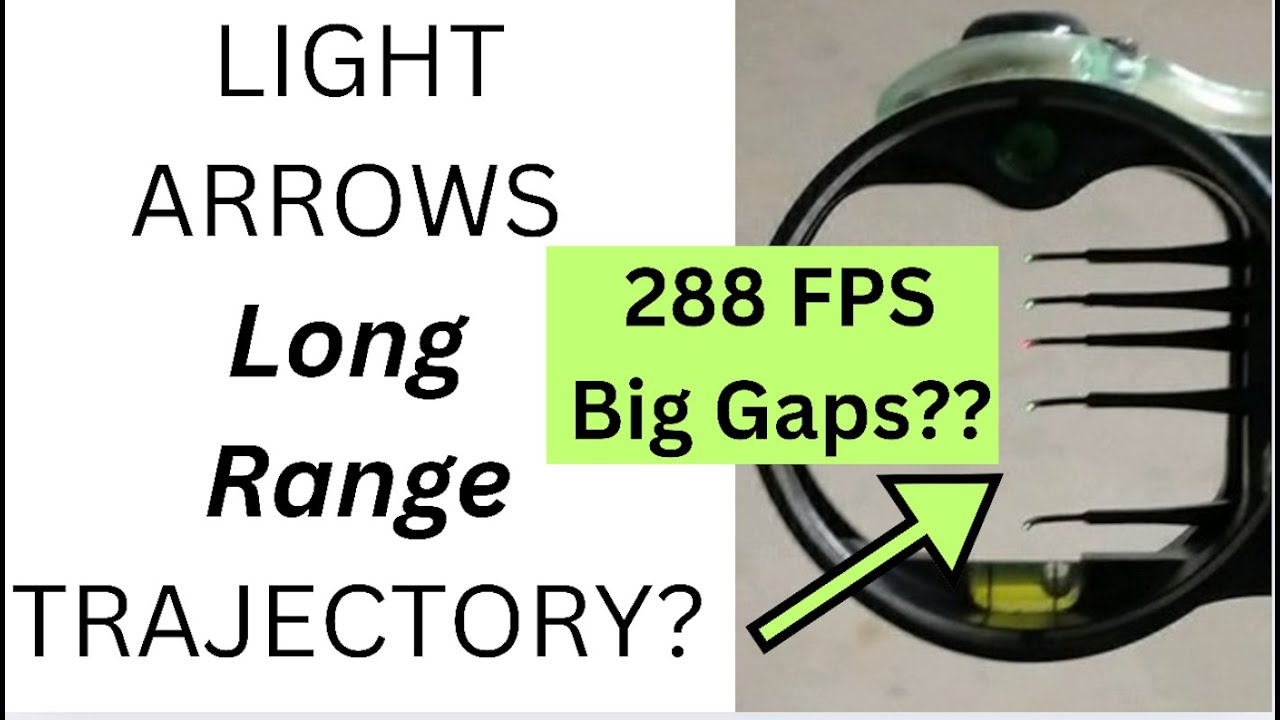 Heavy Arrow Trajectory vs Light "Fast" Arrows - YouTube