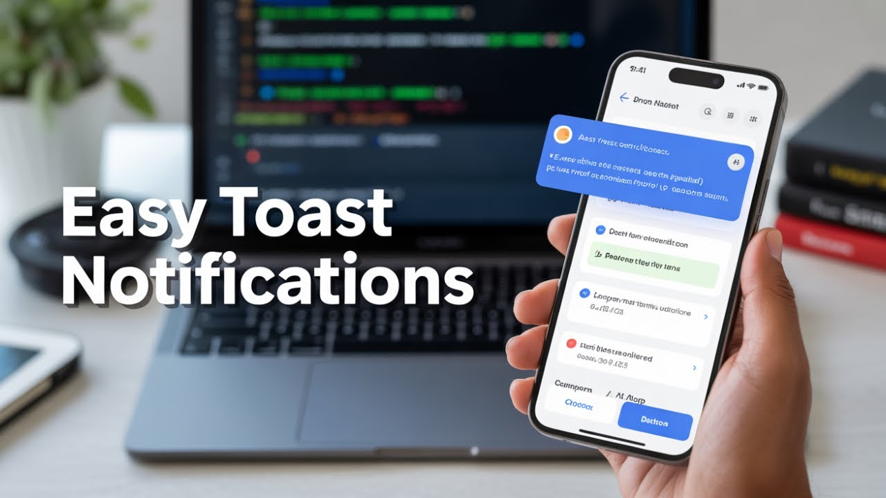 CUSTOM Toasts in React Native Made EASY with 3rd Party Library? - YouTube