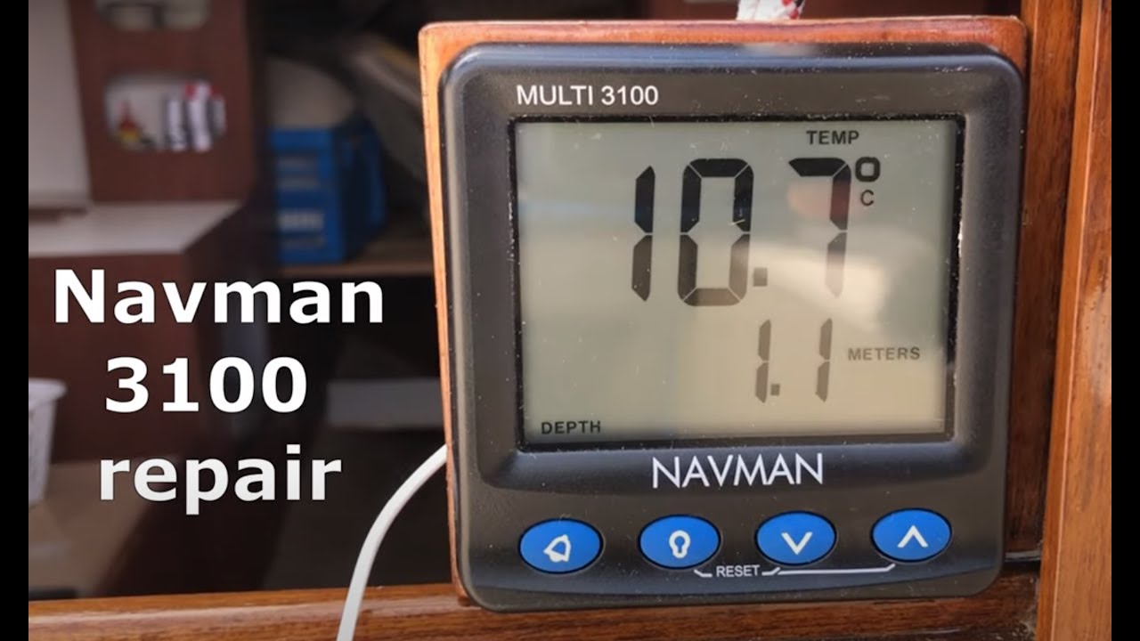 Navman Multi 3100 display repair - DIY Sailing Marieholm IF - YouTube