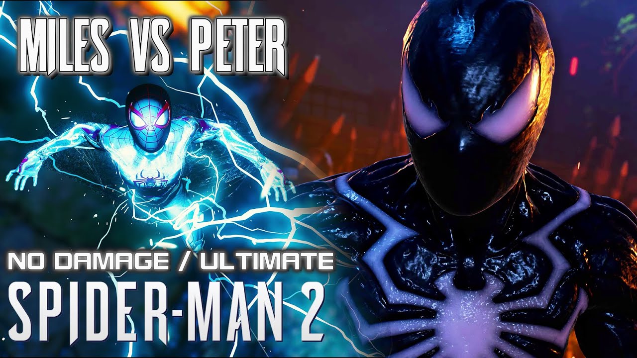 Miles Morales VS Peter Parker - No Damage, Ultimate Difficulty Gameplay ...