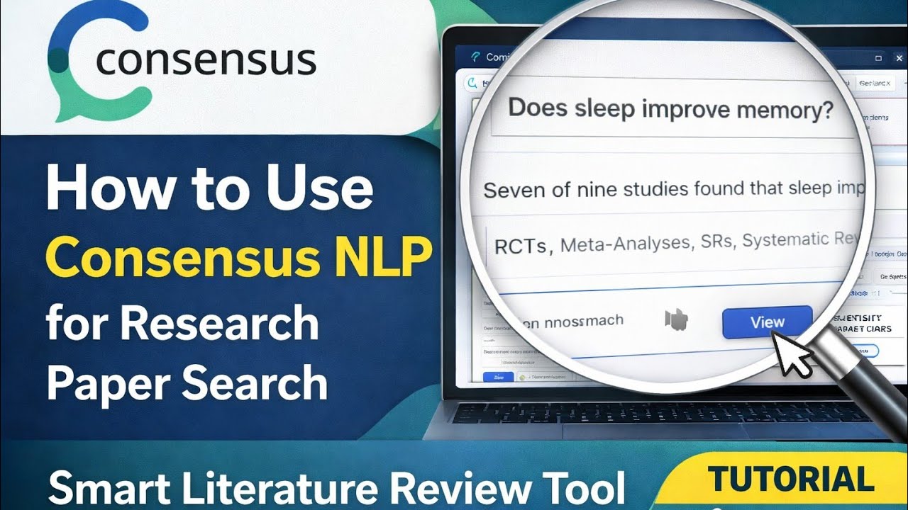 How to Use Consensus NLP for Research Paper Search | Smart Literature ...
