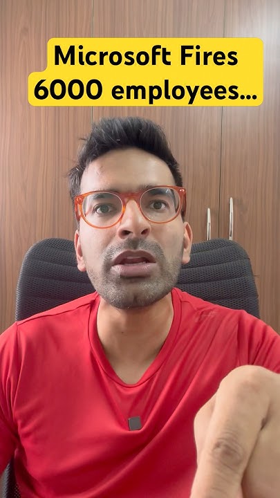 Microsoft lays off 6000 employees | #microsoft #layoffs - YouTube