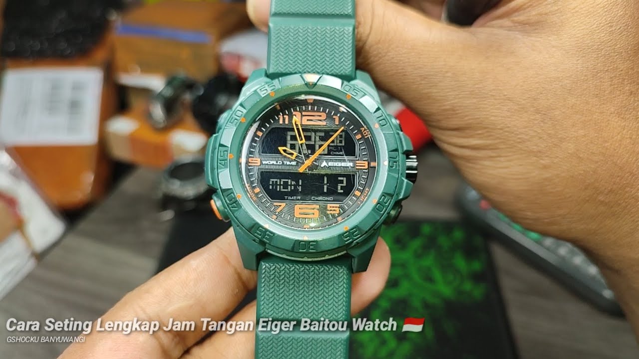 Cara Seting Lengkap Jam Tangan Eiger Baitou Watch 🇮🇩 - YouTube