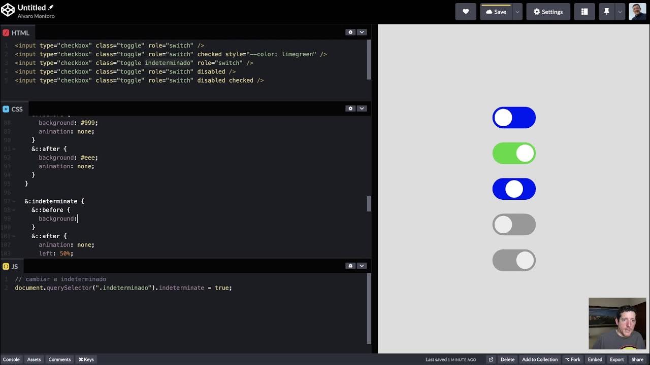 Creando un interruptor de tipo switch con CSS y HTML - YouTube