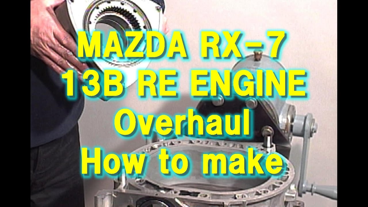 【MAZDA】 RX-7 13B Rotary engine assembling. Forwarding.お試し動画Vol.011 ...