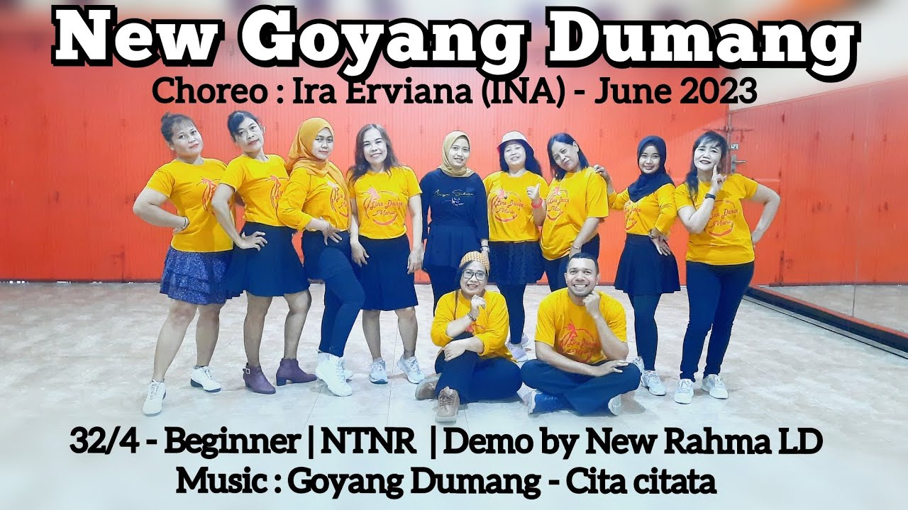 New Goyang Dumang Line Dance | Beginner | @Iraerviana (INA) - YouTube