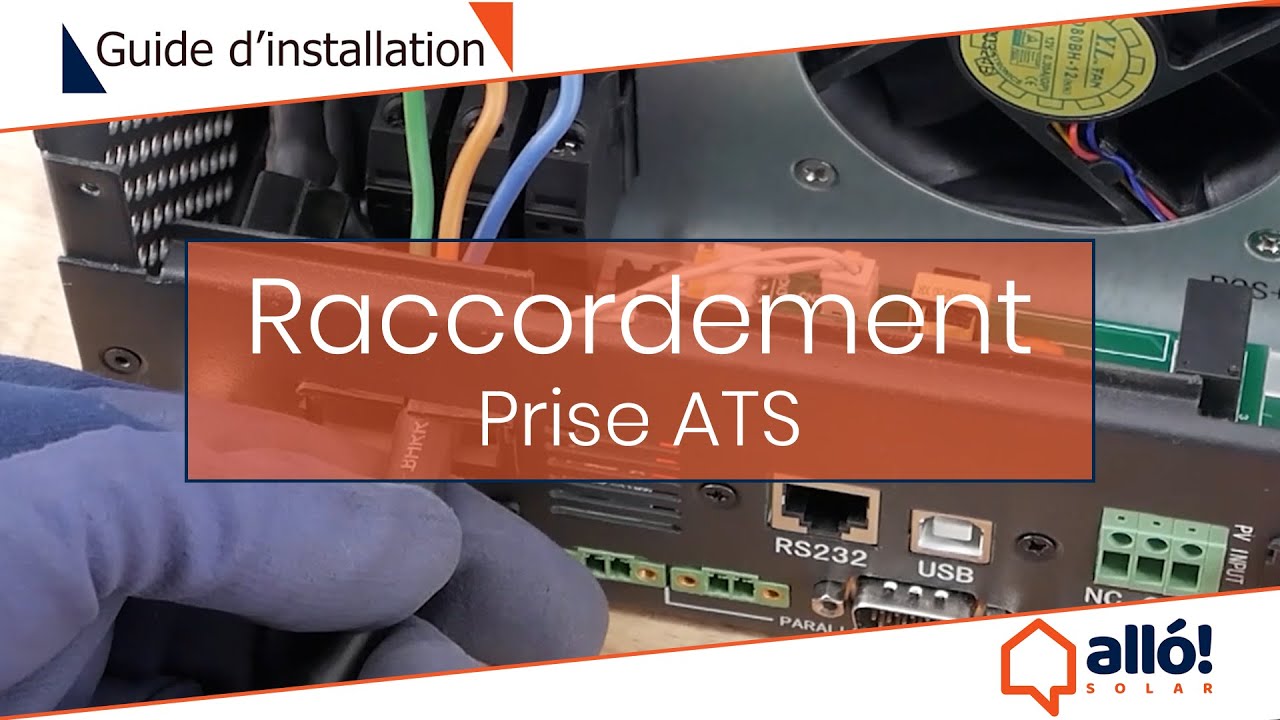 Raccordement prise ATS - YouTube