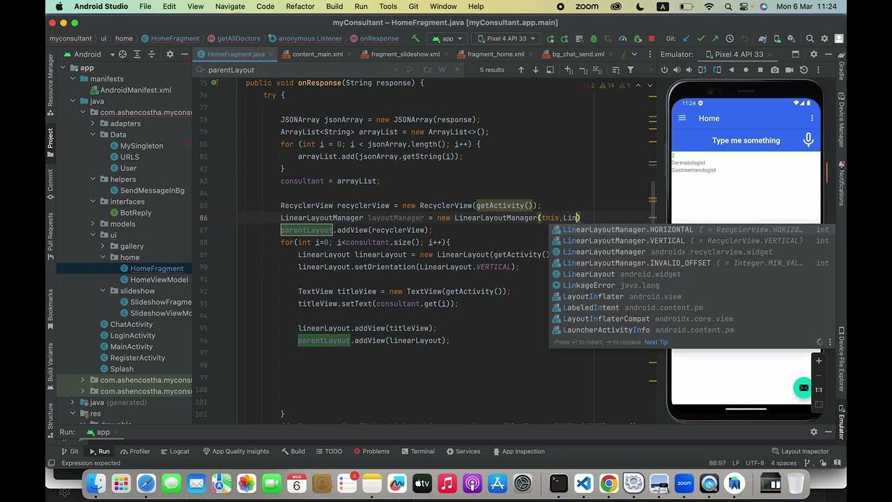 How to set RecycleView orientation to Horizontally programatically - YouTube