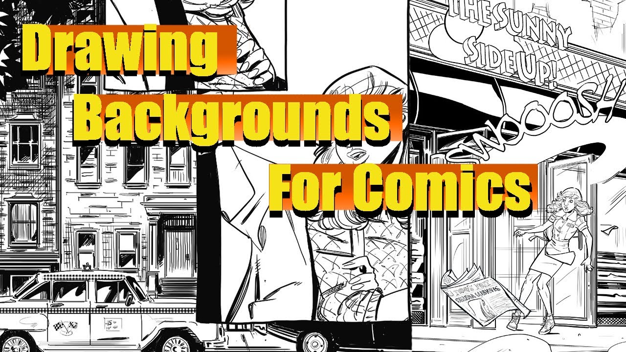 Drawing Backgrounds Doesn't Have To Be Boring - YouTube